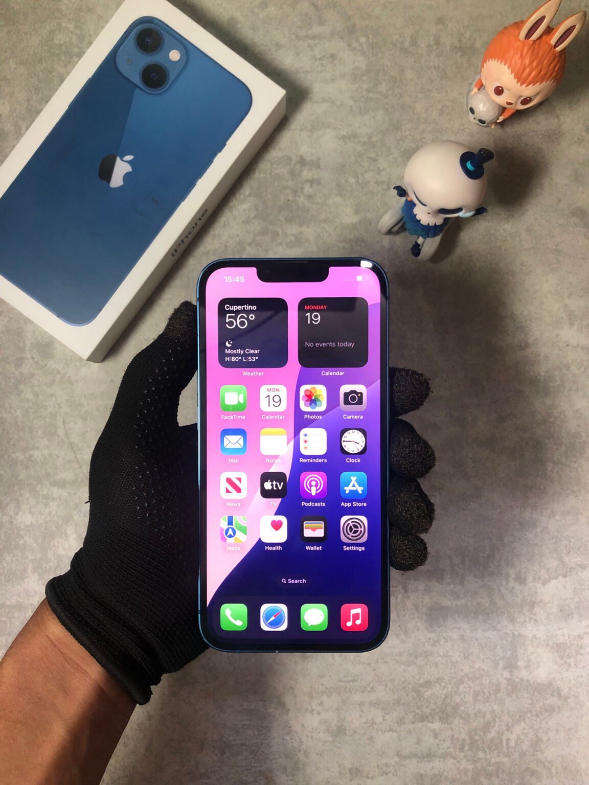 iPhone 13 Blue 256GB Second iBox – Mulus Bergaransi
