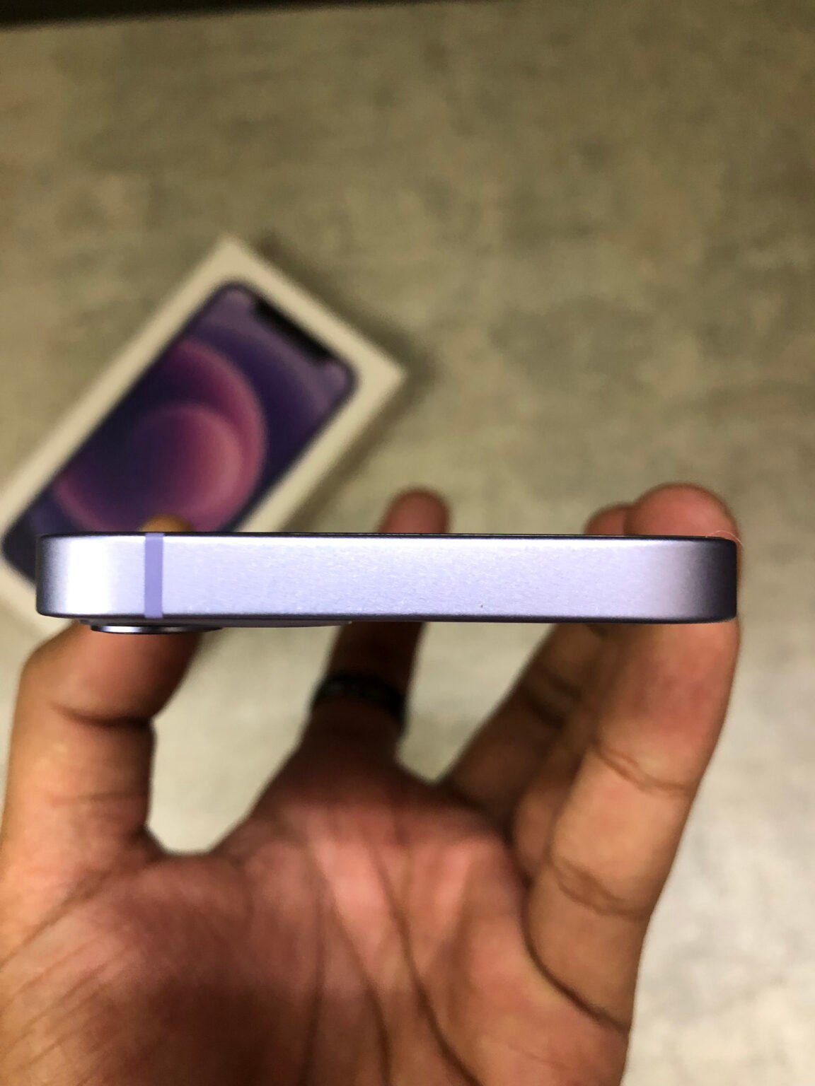 iPhone 12 Mini Purple 64GB Second iBox – Mulus Bergaransi